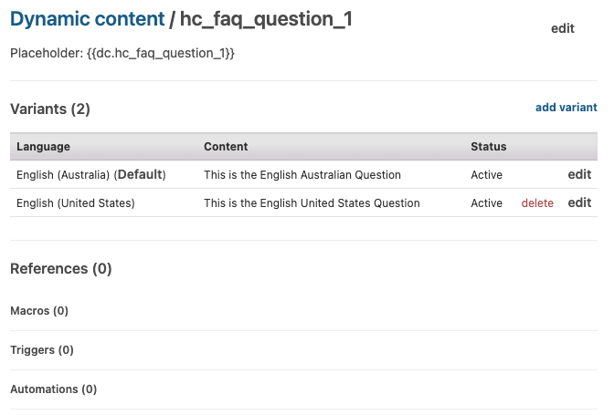 Using Dynamic Content – SuccessCX